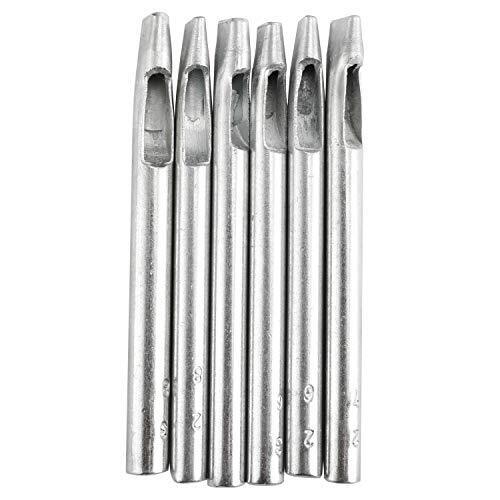 12PCS Leather Craft Oval Shape Hole Punch Set 2-5mm Oblong Shape Punch ...