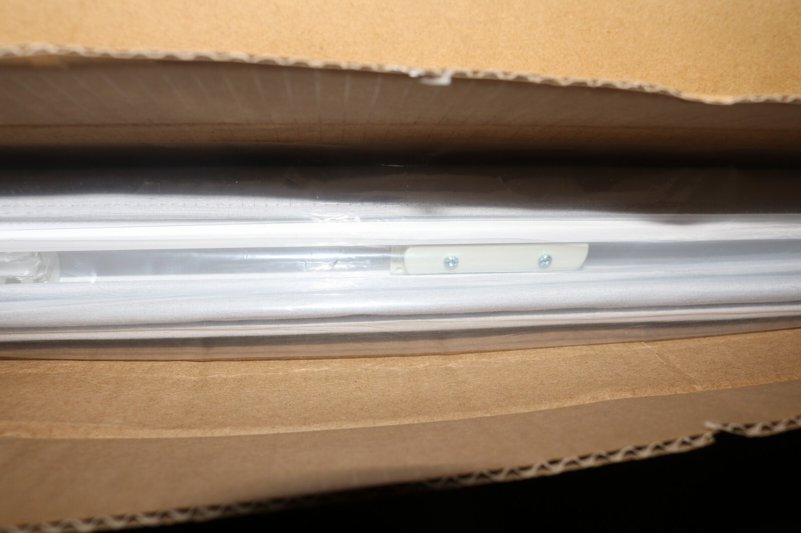 Arlo cordless lift fabric ROMAN SHADE blackout light gray 24x60 two ...