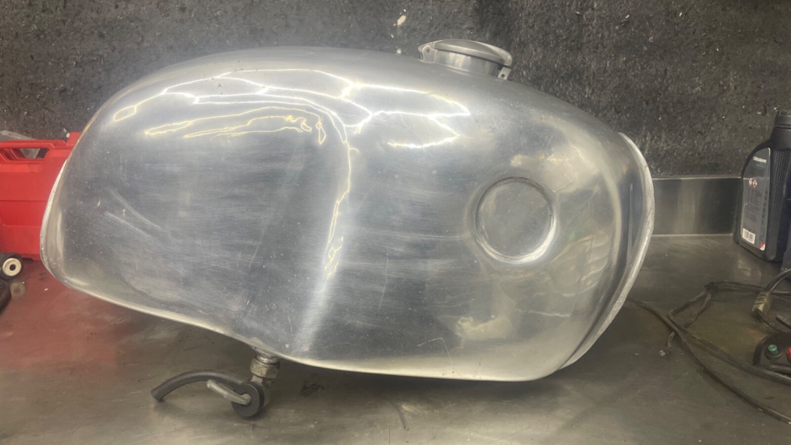 bmw r80 alloy fuel tank airhead bobber custom aluminium | eBay