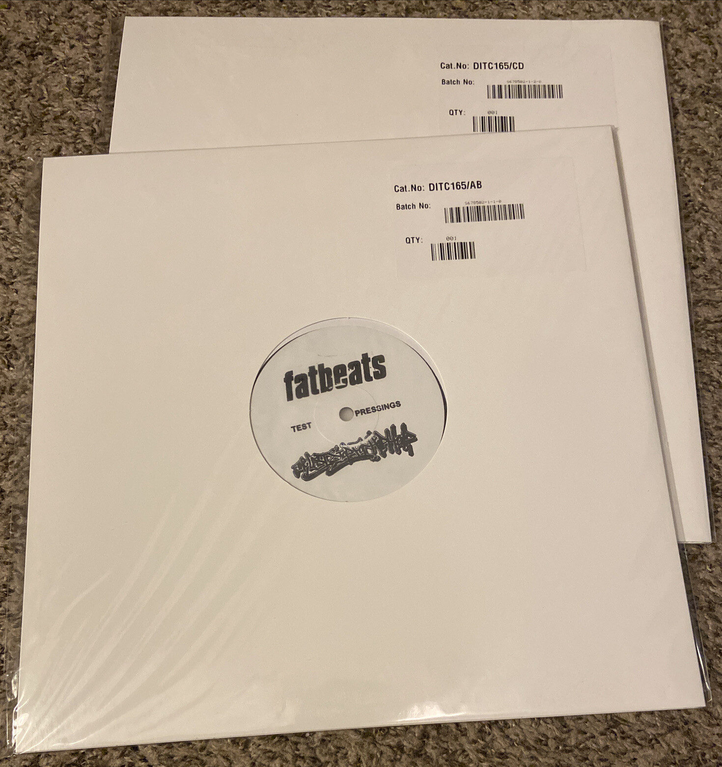 SHOWBIZ & AG Full Scale 2LP 2019 TEST PRESS /10 DITC Big L Pun KRS-One ...