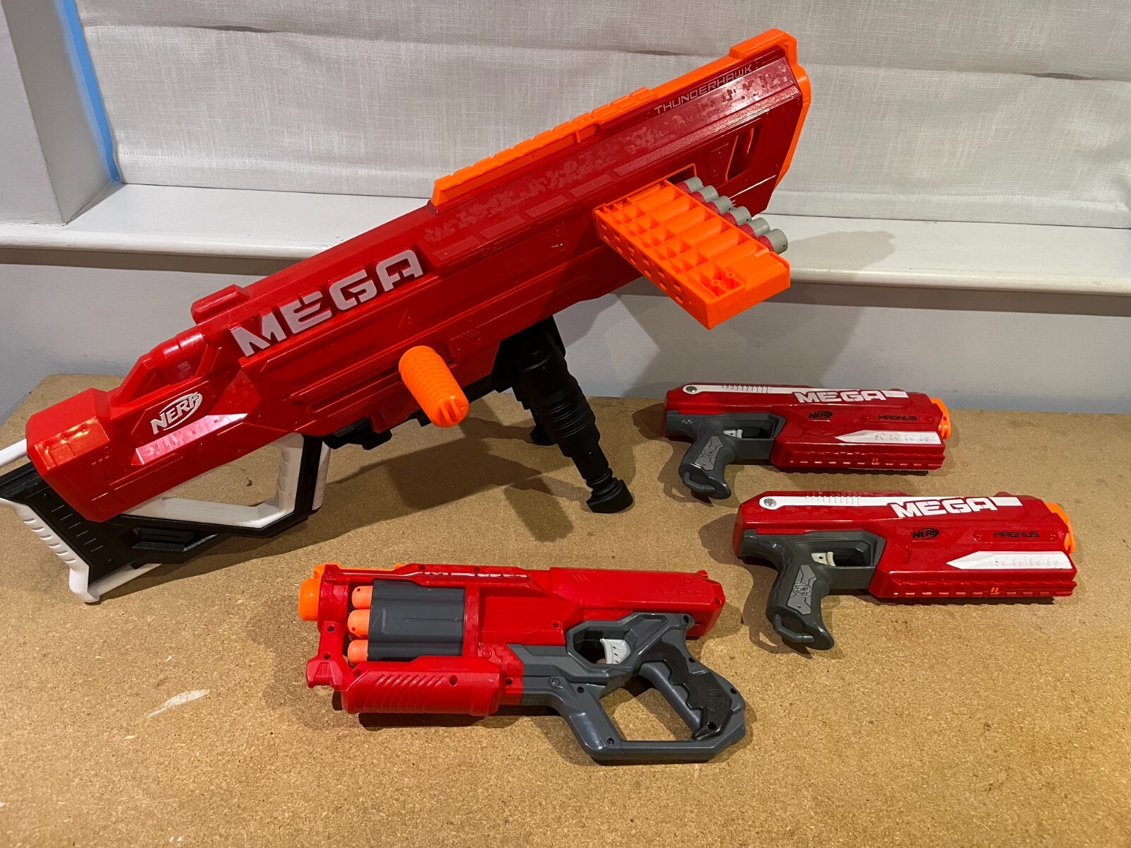 4 x NERF MEGA GUNS/BLASTERS - FREE UK POSTAGE!! | eBay UK