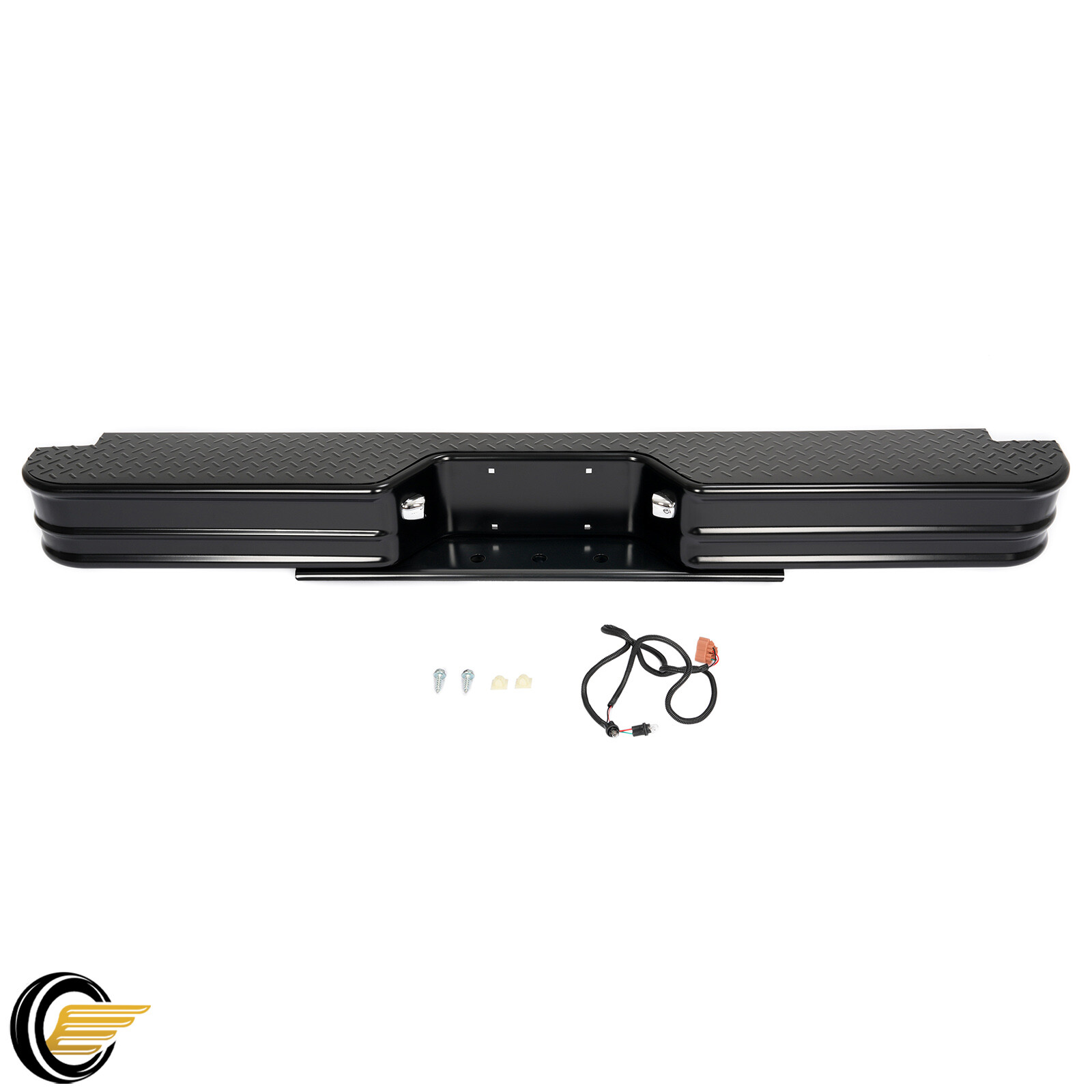 Diamondstep Universal Rear Step Bumper Ford Ranger F-150 /Chevy Dodge ...