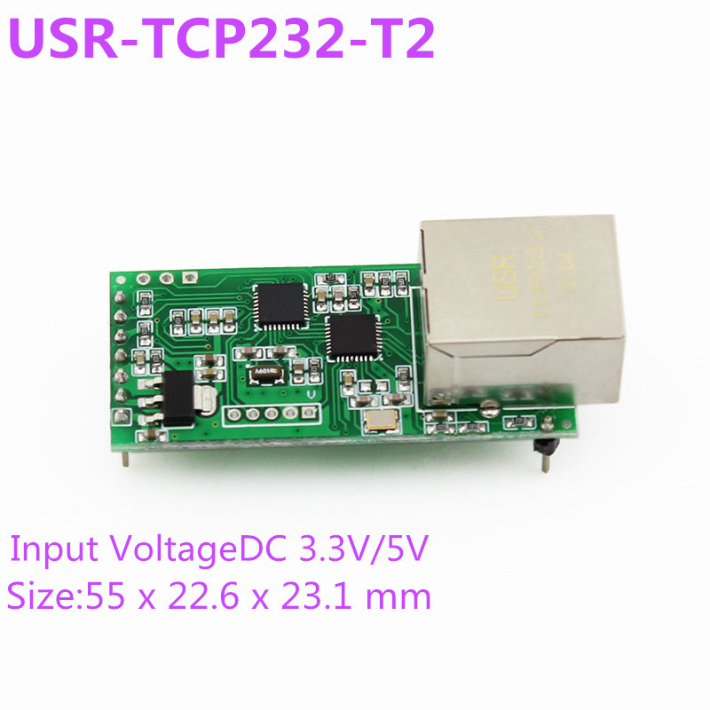 USR-TCP232-T2 Serial to RJ45 Module UART TTL to Ethernet/TCPIP ...