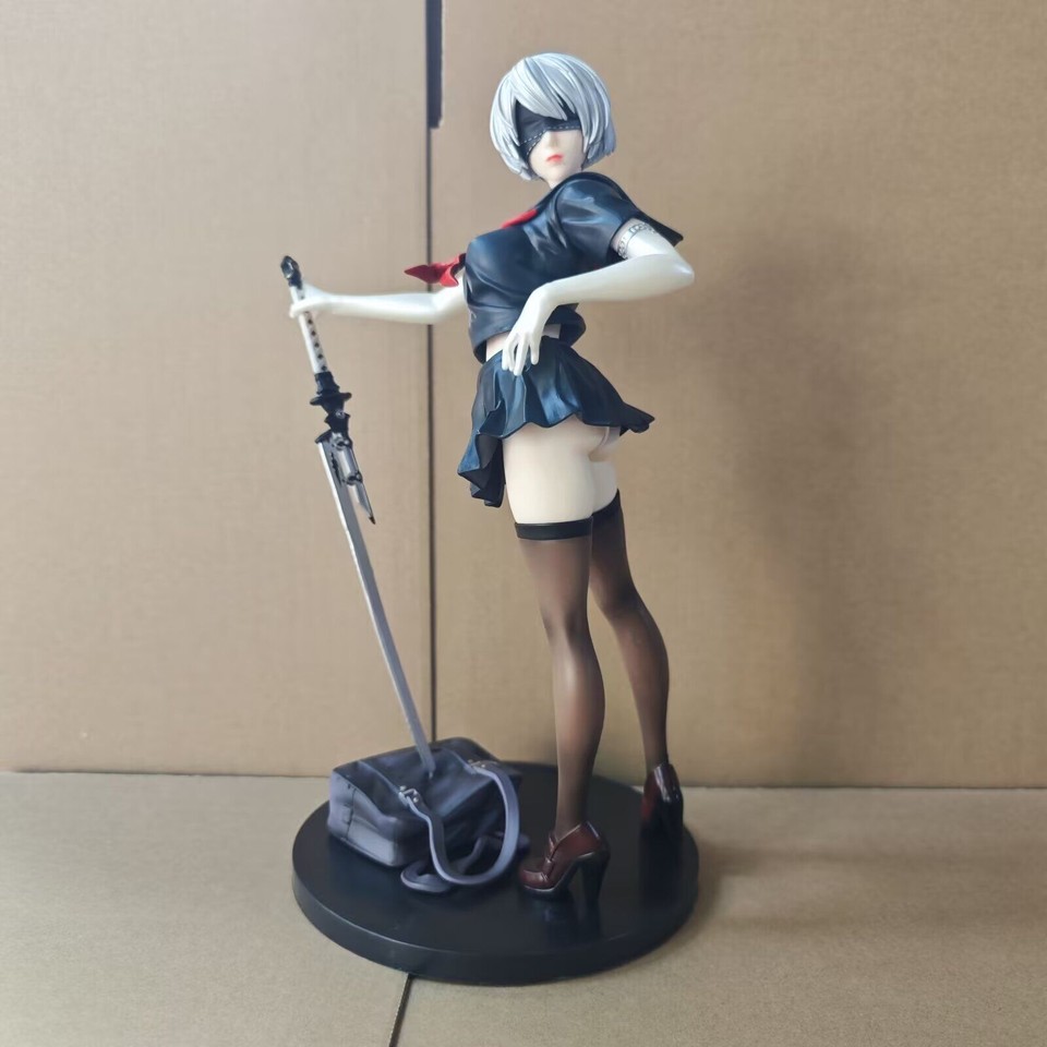 NieR Automata 2B Figure Model YoRHa No.2 Type B Uniform Statue ...