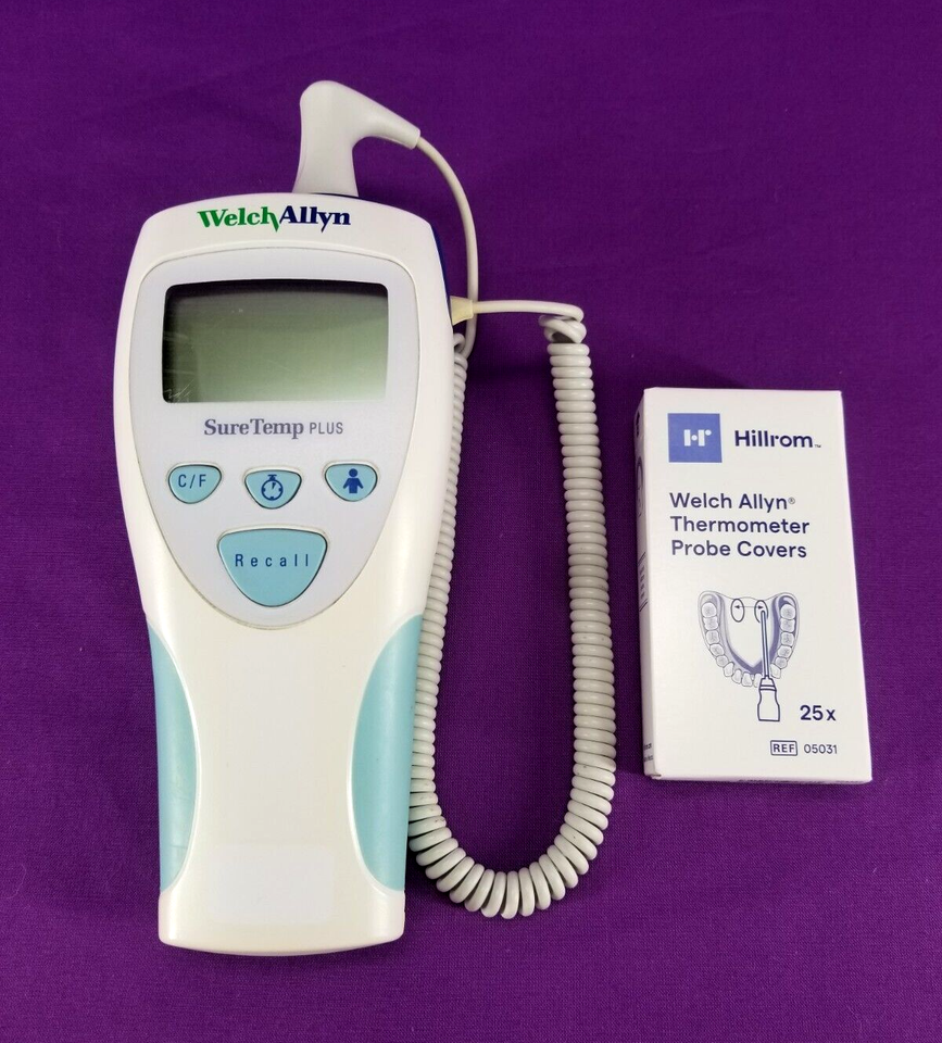 Welch Allyn 692 SureTemp Plus Thermometer with Oral Probe & Cover ...