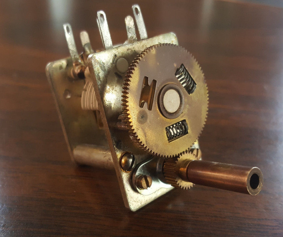 Variable Capacitor 6-12 pF -Vernier- gear drive-fine tuning - NOS -Made ...