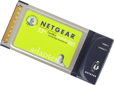 NETGEAR FA511 32-bit CardBus PC Card Mobile (10/100) | eBay