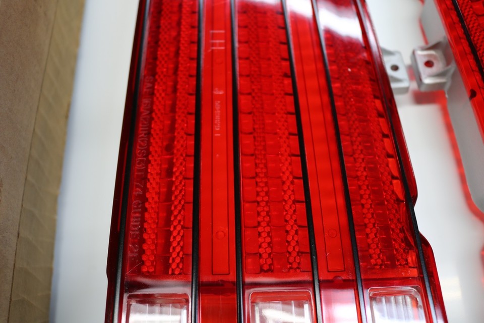 1978 TRANS AM T93 FORMULA W50 NOS TAIL LIGHT LENSES BLACK OUTLINE GM ...