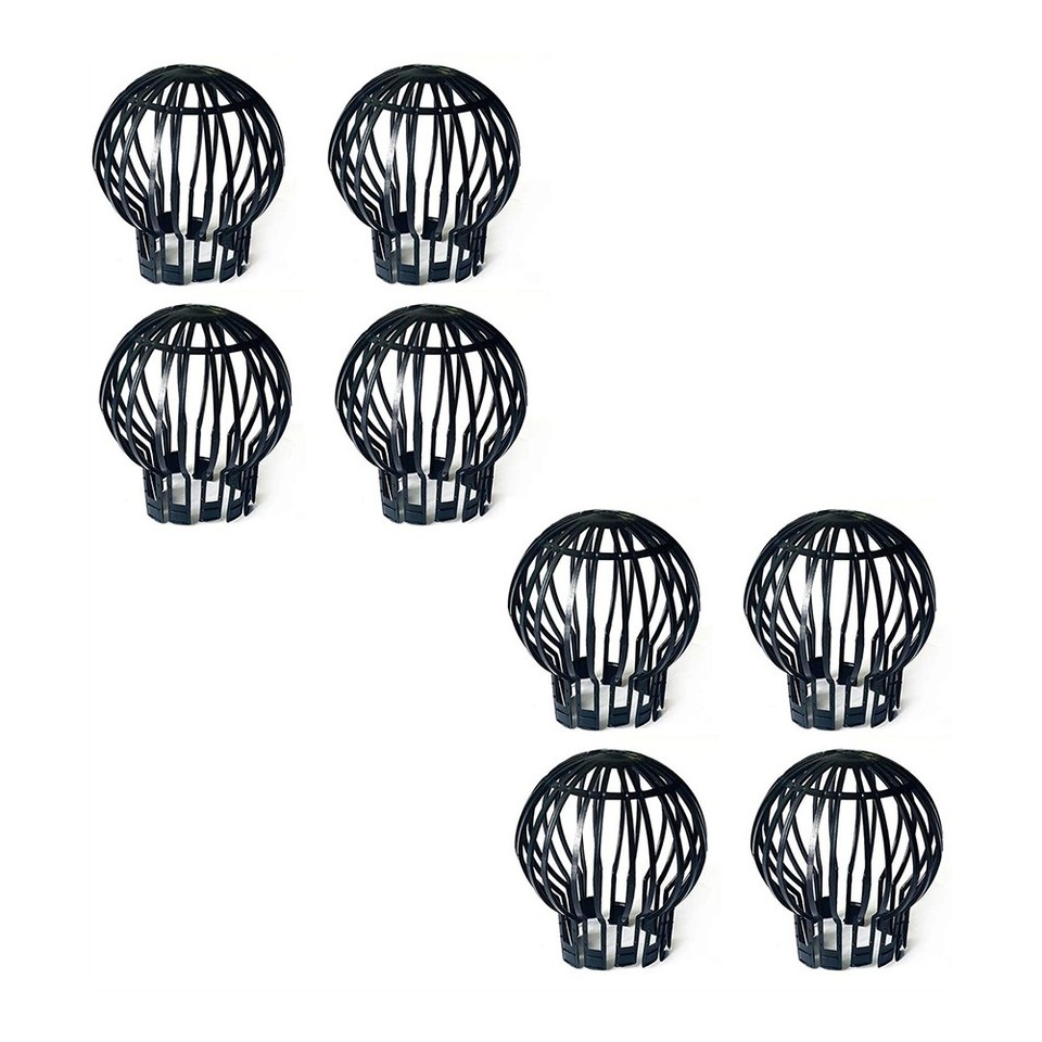 8Pcs Plastic Gutter Guards, Downpipe Leaf Guard, Downspout , Pipe ...
