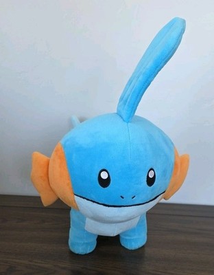 Build A Bear Pokemon Mudkip Rare Plush Stuffed Animal No Sound BAB 2023 ...