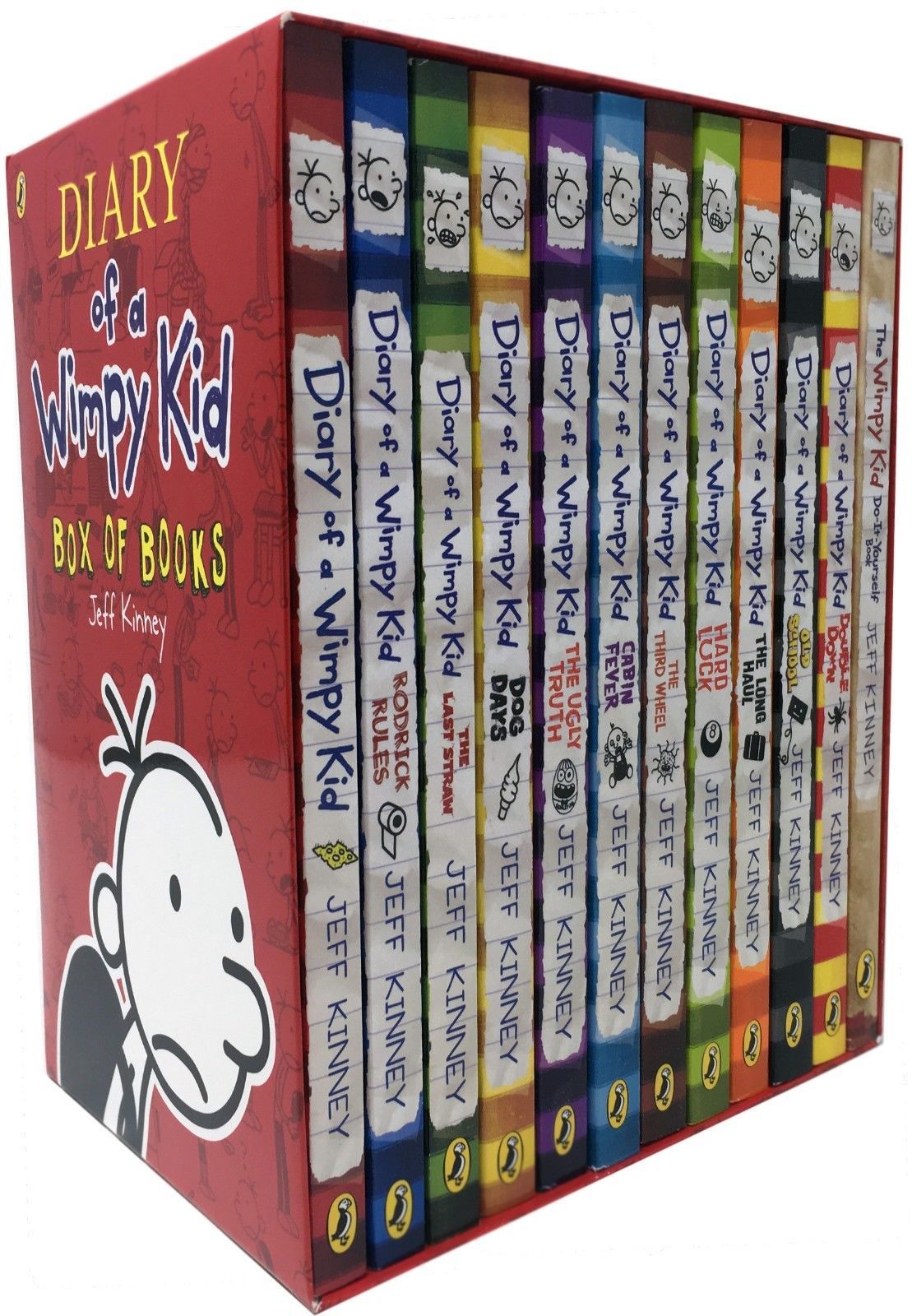 Diary of a Wimpy Kid collection Jeff Kinney 12 books box set Humorous ...