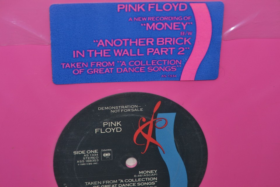NEW Pink Floyd SEALED Money RARE PROMO 12" Limited Colored Vinyl 1981 w ...