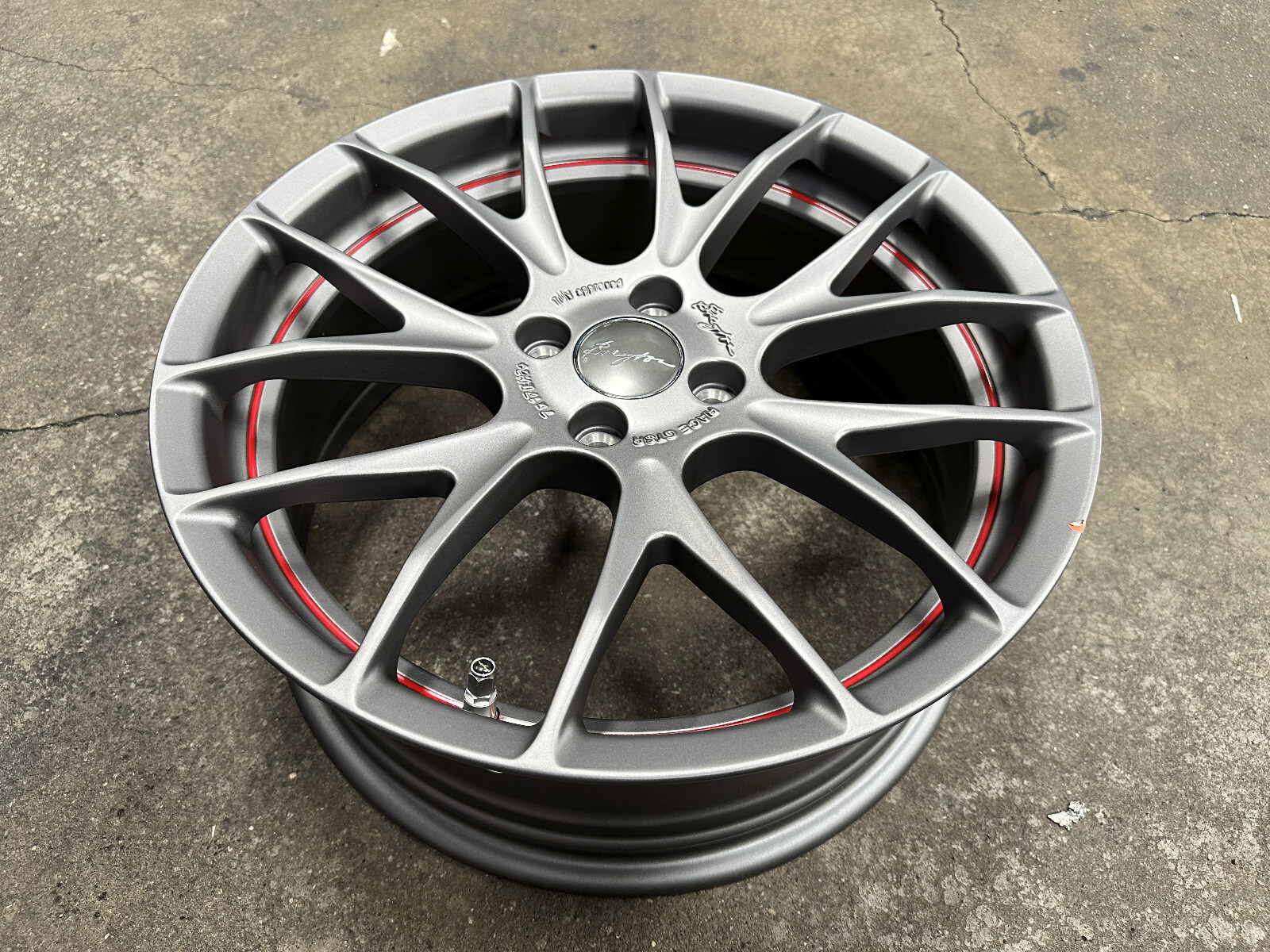 New 17x7 Breyton GTS-R GREY (4 Wheel) 4x100 Mini Cooper S JCW R52 R53 ...