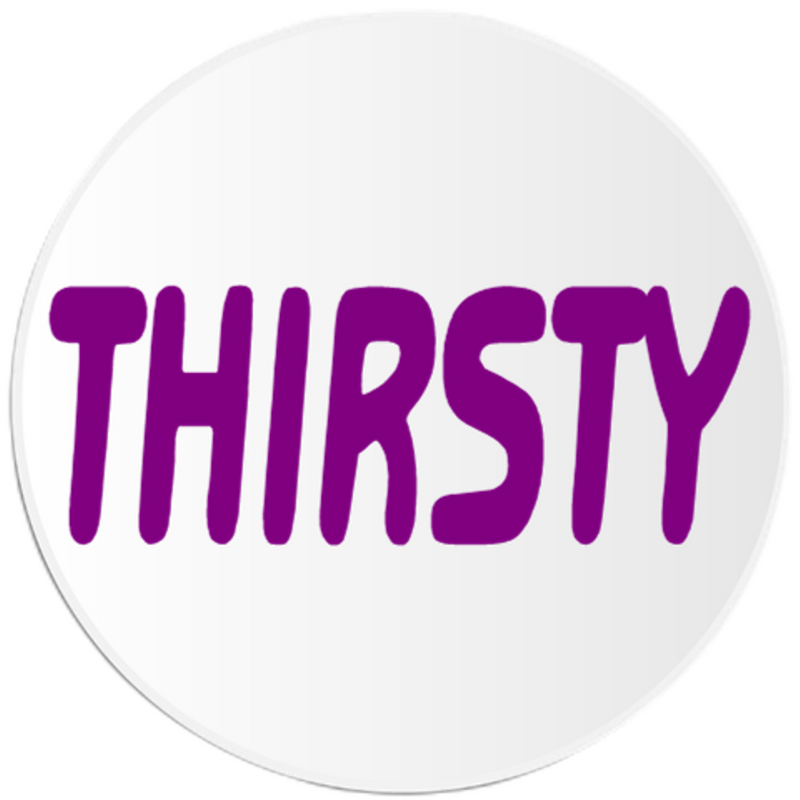 Thirsty - 3 Pack Circle Stickers 3 Inch | eBay