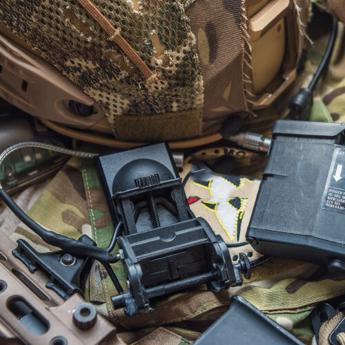 Tactical Hunting Airsoft Metal Helmet NVG Mount Base Adapter for ANVIS ...