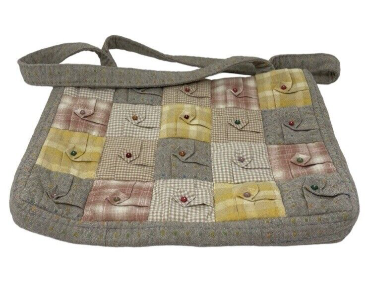 Handmade Tote Bag PINWHEEL Quilted Patchwork Hand Crafted | eBay