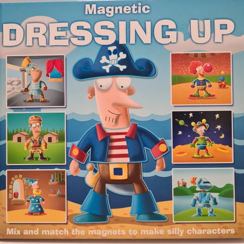 Children's Magnetic Dressing Up Book Hardcover Dress People With Magnet ...