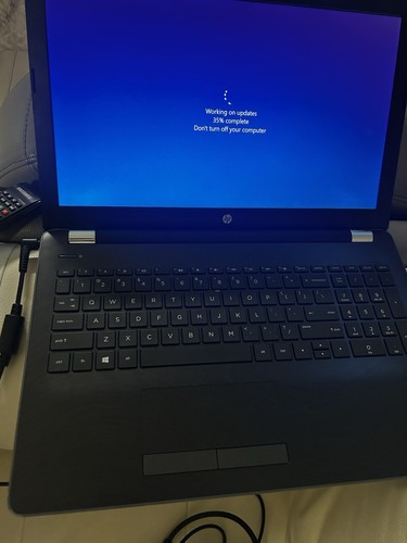 Hp Computer With No Charger And Doesn’t Go Past Restarting Screen No ...