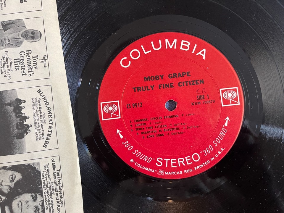 MOBY GRAPE TRULY FINE CITIZEN 1969 2 EYE STEREO LP PSYCH | eBay