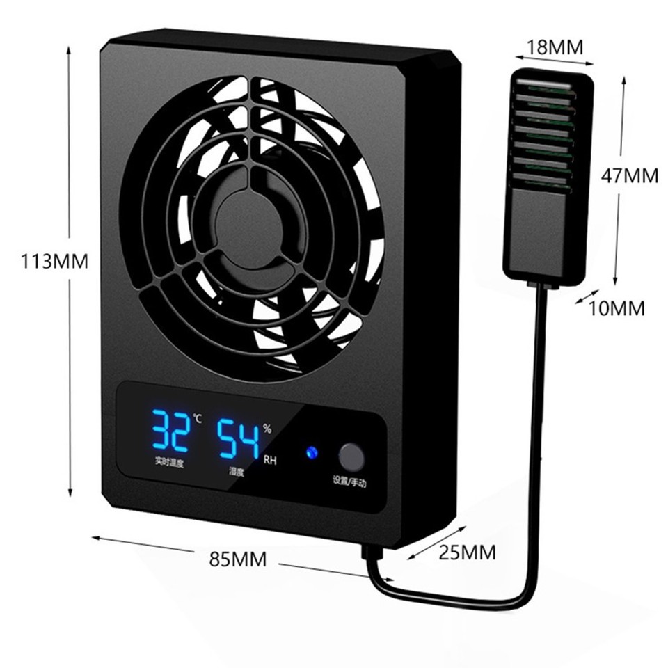 Fan 2700RPM 28dB 4.41*3.32*0.98in Calm Cool EASY INSTALLATION Brand New ...