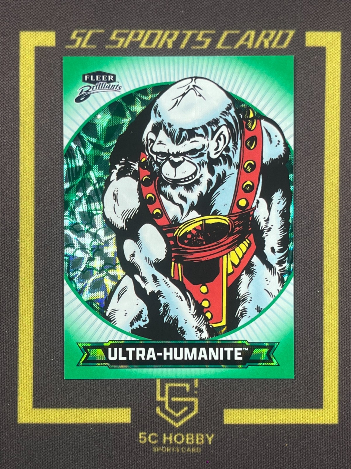 Ultra-Humanite 2025 Fleer Brilliants Superman #89 Green Kryptonite /499 ...
