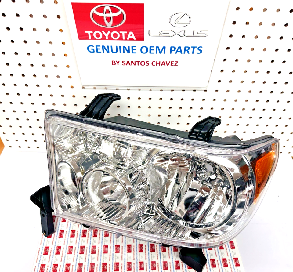 2007-2013 Tundra Left (Driver)Front Headlight Lamp GENUINE OEM PART ...