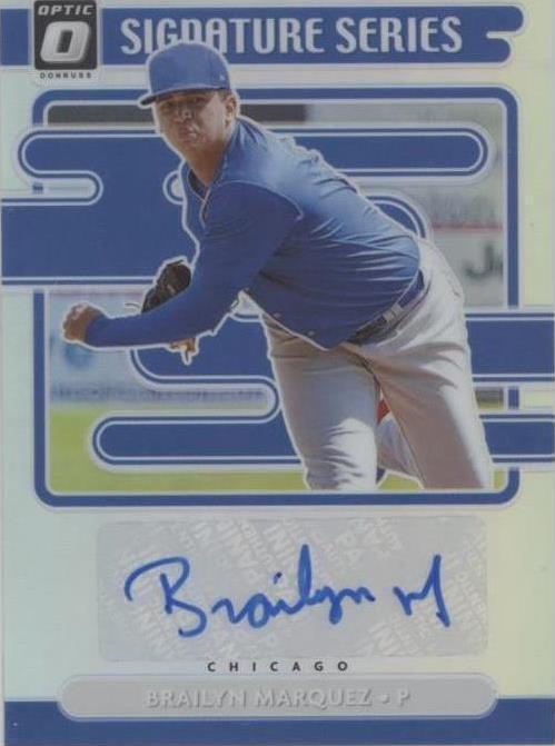 2021 Panini Donruss Optic - Signature Series Brailyn Marquez #SS-BM ...