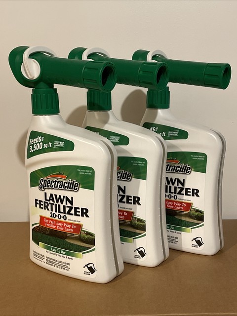 Spectracide Lawn Fertilizer 20-0-0 Ready To Spray 32oz (3 Bottles) for ...