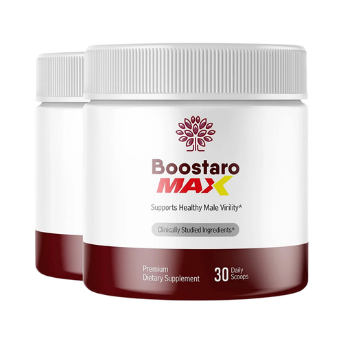 2 Pack - Boostaro Max Powder- Natural Formula for Advanced Health and ...