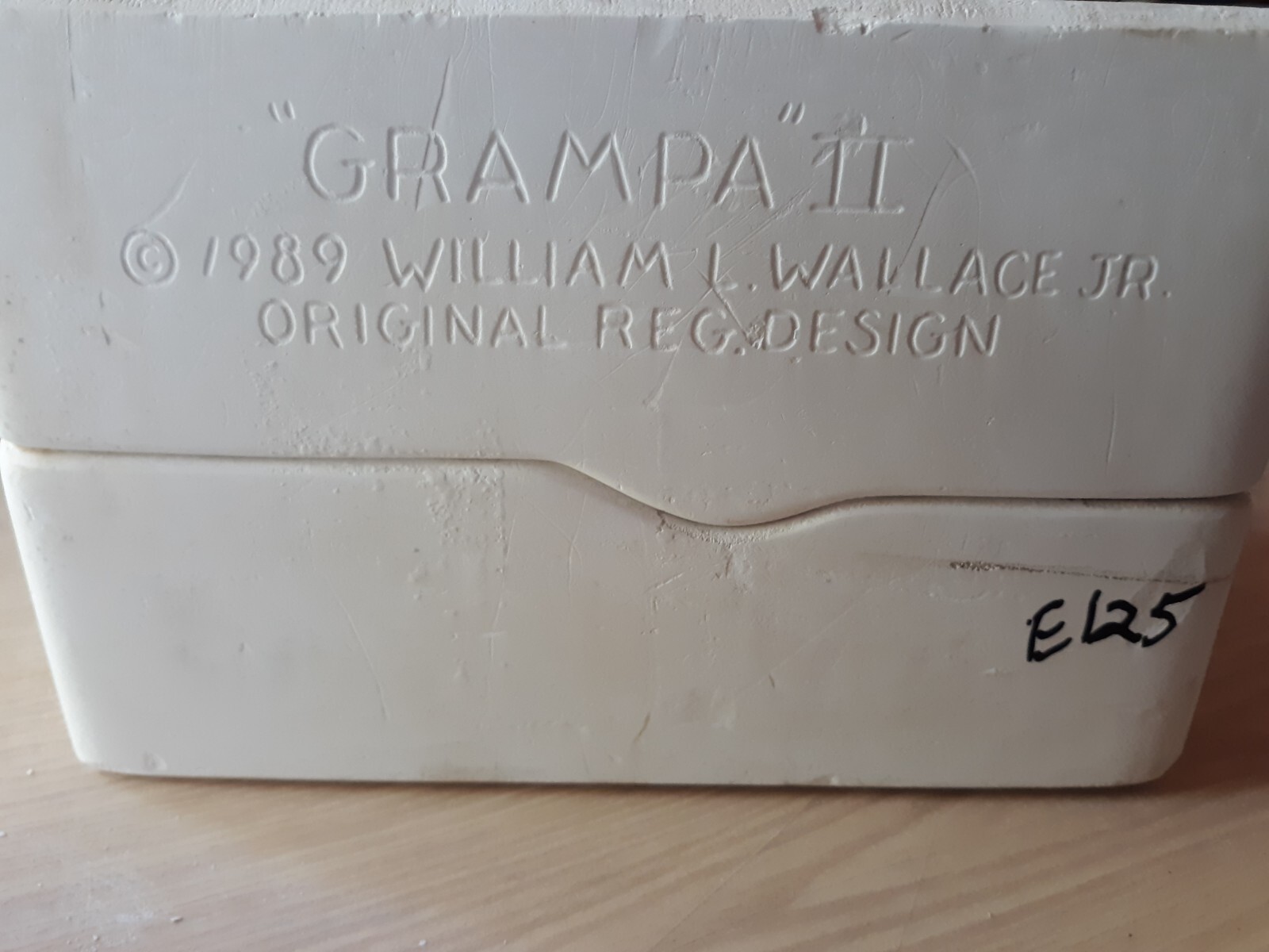 William Wallace Jr Mold 2001 Grandpa II Head 7" Slip Casting Ceramic ...