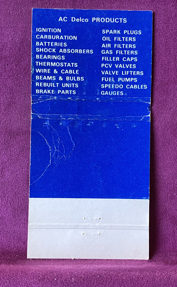 Matchbook Cover Hutton’s Ltd. Lethbridge Alberta Delco | eBay