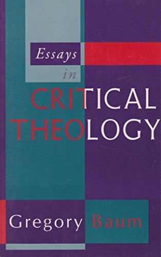 Gregory Baum Essays in Critical Theology (Poche) | eBay