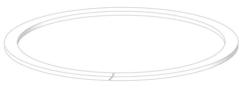 MT MBT-110X5X1.9 - 110mm ID X 120mm OD X 1.9mm High Teflon Backup Ring ...