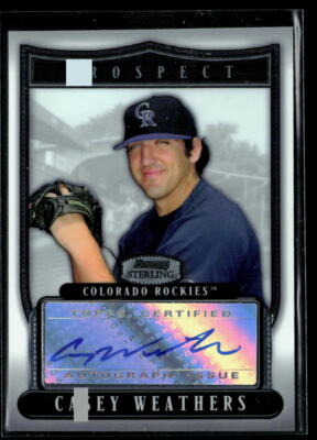 Casey Weathers 2007 Bowman Sterling Prospects Auto #BSP-CWW | eBay