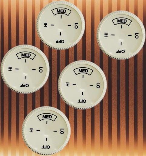 5PCS Baseboard Heater Thermostat Temperature Control Dial Knob ...