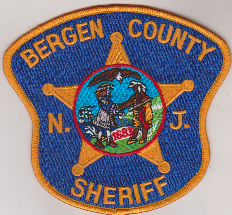 Bergen County NJ Sheriff non shield shape patch | eBay