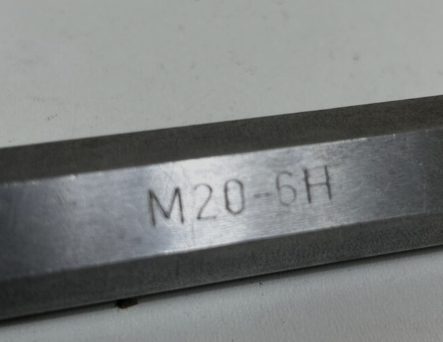 Gewindegrenzlehrdorn M20-6H Prüfdorn Lehrdorn Kontrolldorn Feingewinde ...