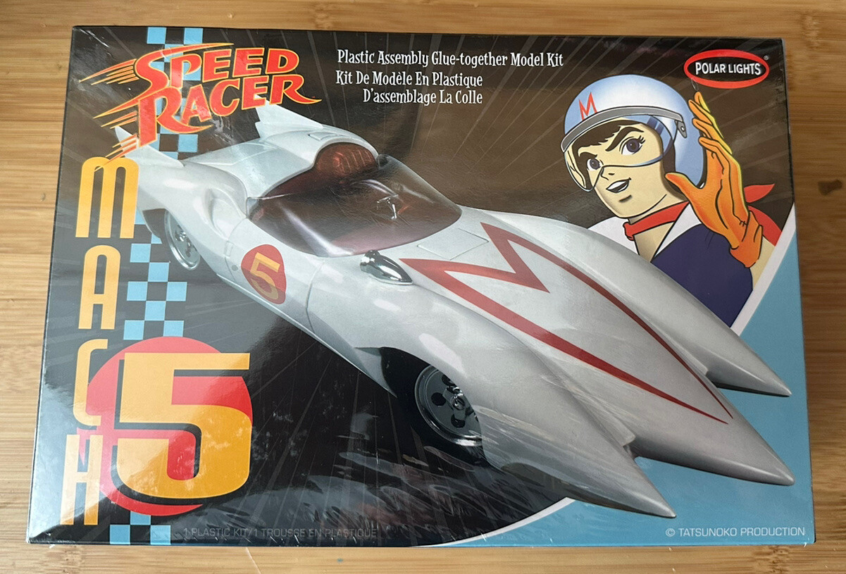 New Speed Racer Mach 5 Model Kit 1:25 Polar Lights | eBay