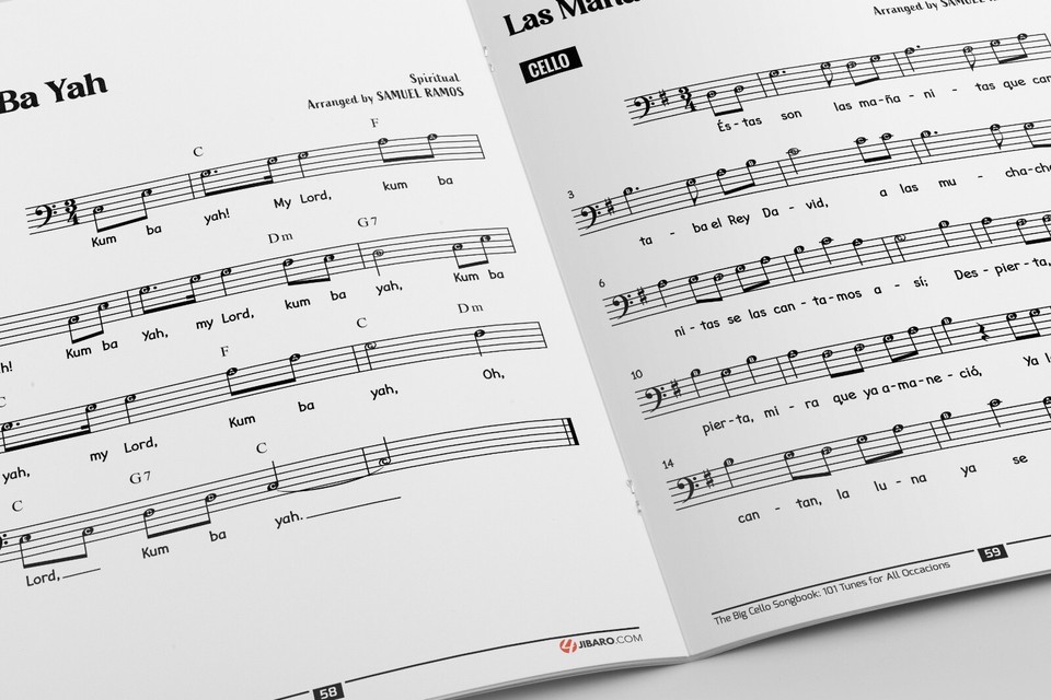 The Big Cello Songbook: 101 Tunes for All Occasions | Folk, Christmas ...