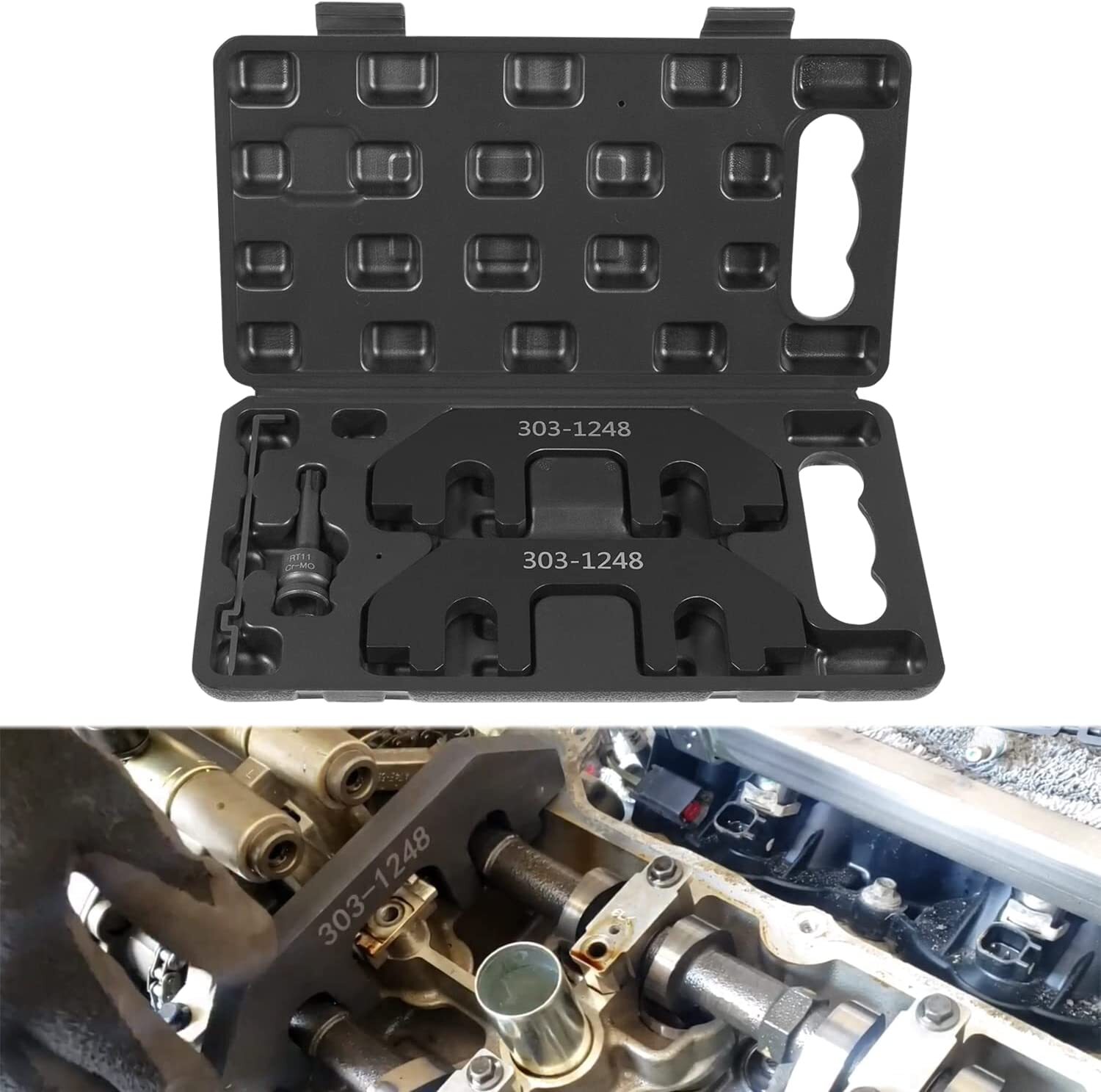 for Ford 3.5L 3.7L 4V6V Camshaft Holding Tool Timing Alignment 303-1248 ...