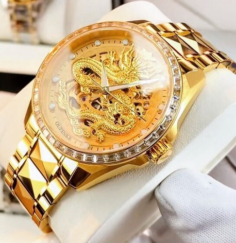 Imperial Dragon Watches Men's Automatic Mechanical Luxury Waterproof ...