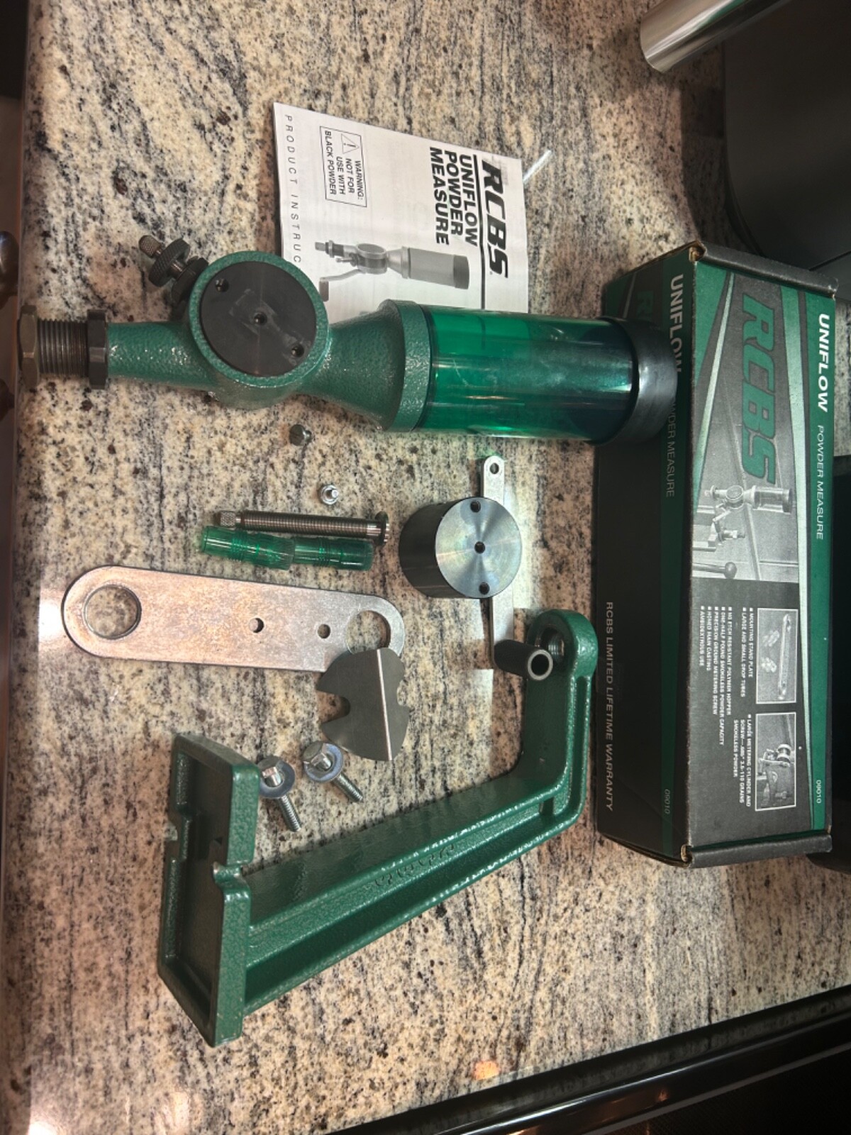 RCBS UNIFLOW POWDER MEASURE W/ STAND | eBay