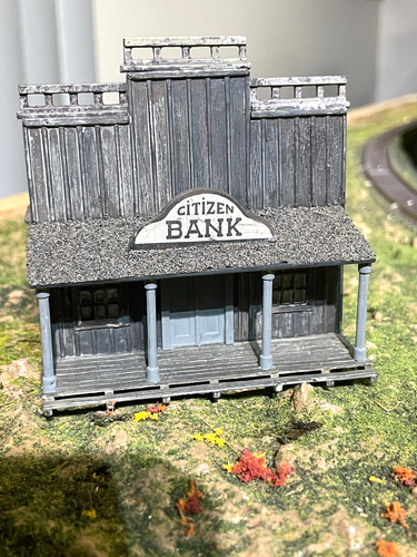 HO SCALE - BUILT UP BUILDING - CITIZEN BANK | eBay