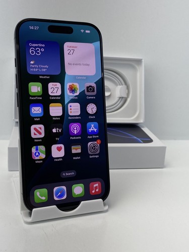 Apple iPhone 16 Pro A3083 1TB Black Titanium Unlocked device Immaculate ...