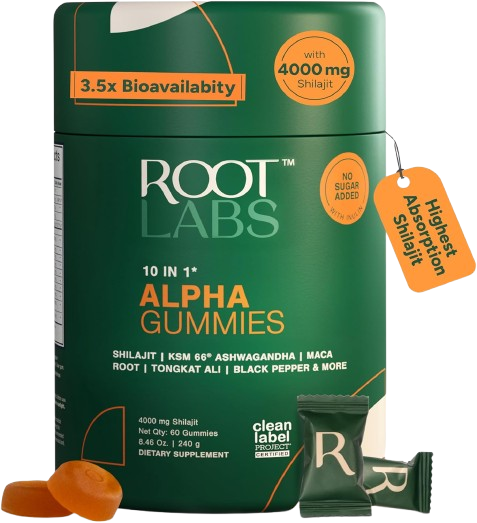 Root Labs 10-in-1 Alpha Shilajit Gummies | 4000mg | 60 Gummies | eBay