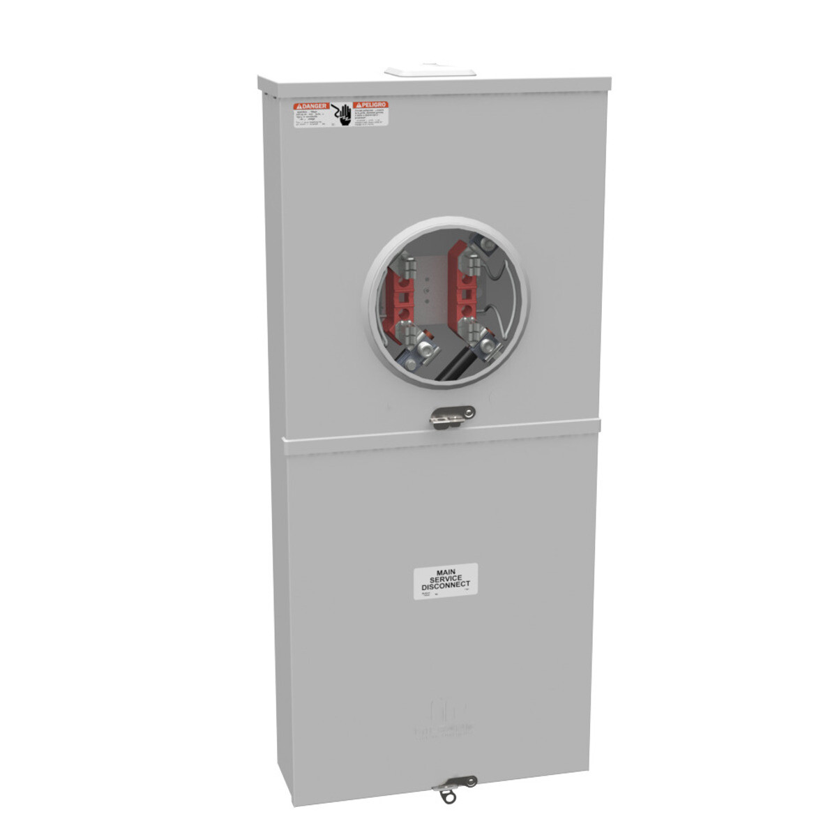 Milbank Ringless Meter Socket With Main & Load Center 240V 200A NEMA 3R ...