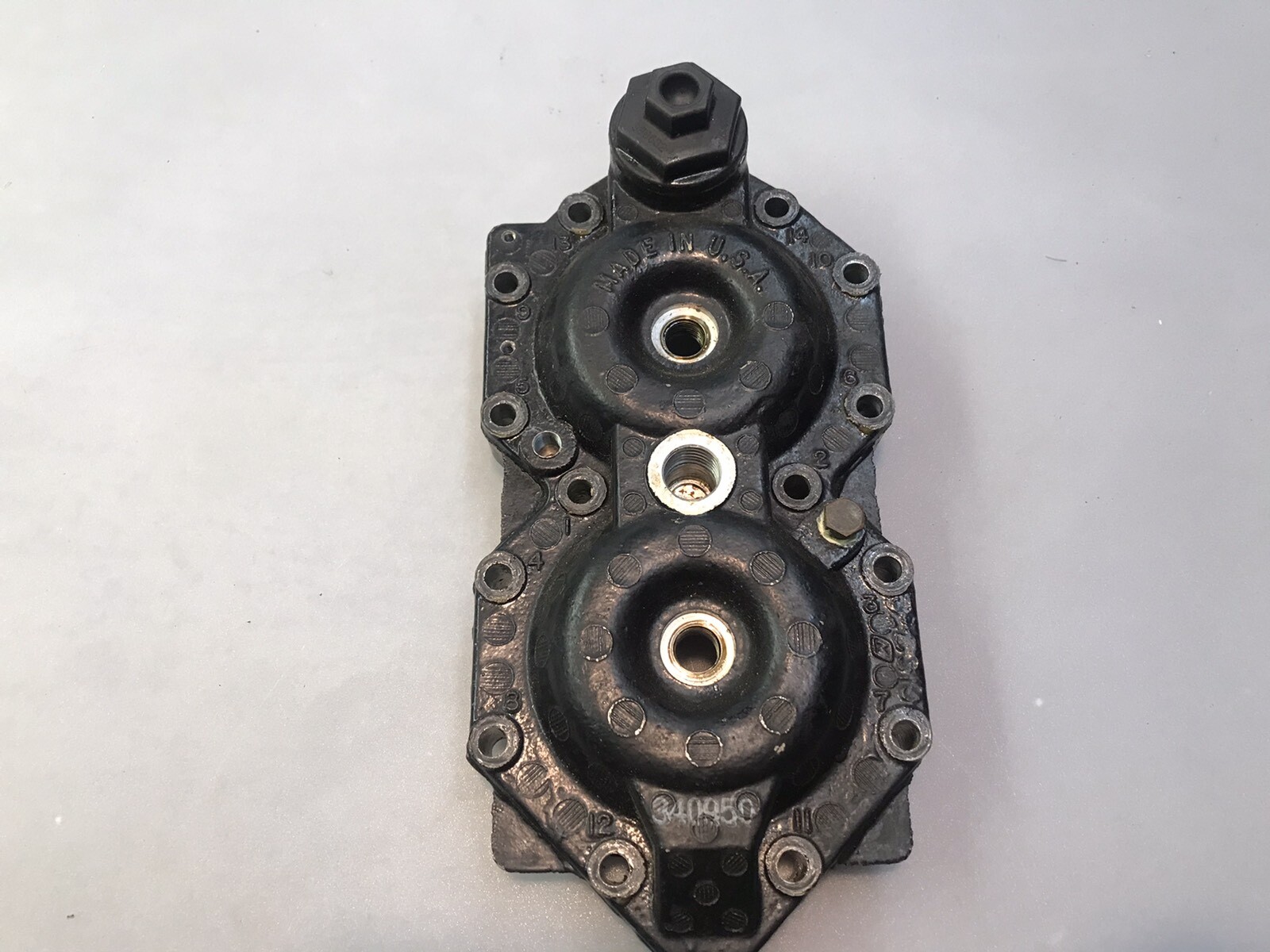 Evinrude Johnson OMC 90 100 115 HP 60 Degree V4 Cylinder Head 340950 | eBay
