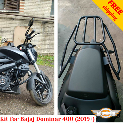 For Bajaj Dominar 400 Engine guard Rear rack Dominar 400 UG Crash bars ...