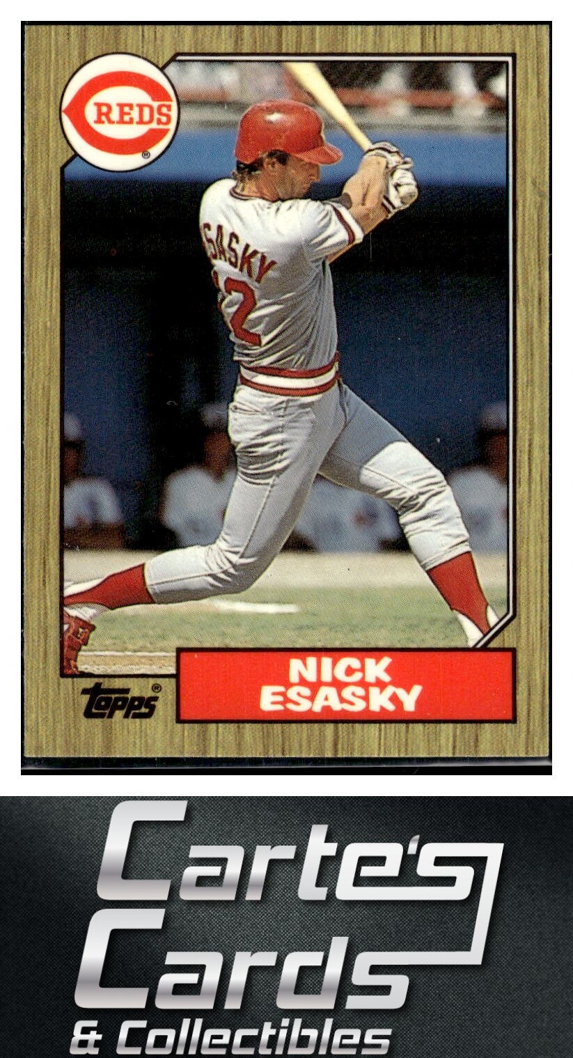 Nick Esasky 1987 Topps Tiffany #13 Cincinnati Reds | eBay
