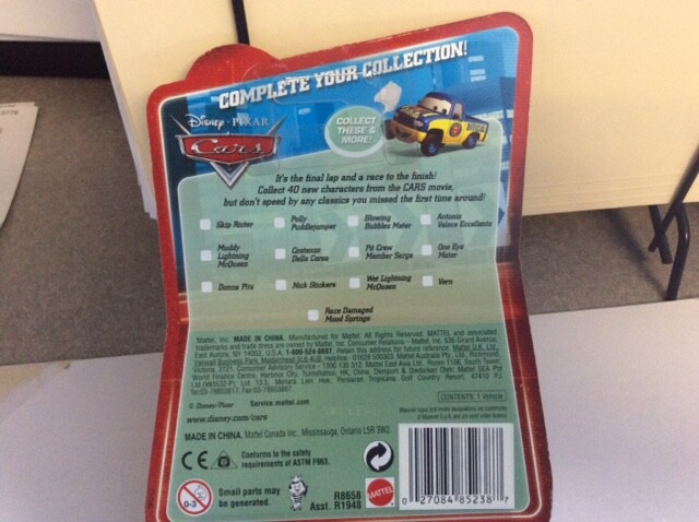 DISNEY PIXAR CARS FINAL LAP COLLECTION COSTANZO DELA CORSA #98 | eBay